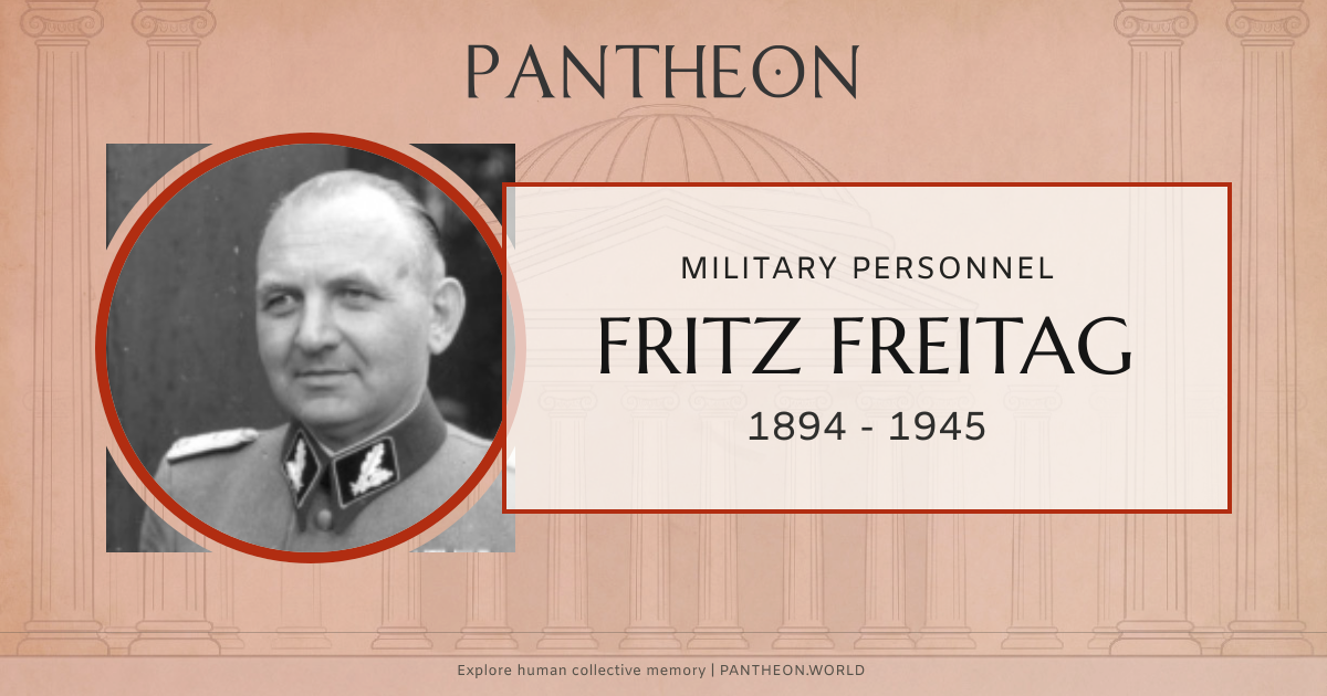 Fritz Freitag Biography | Pantheon