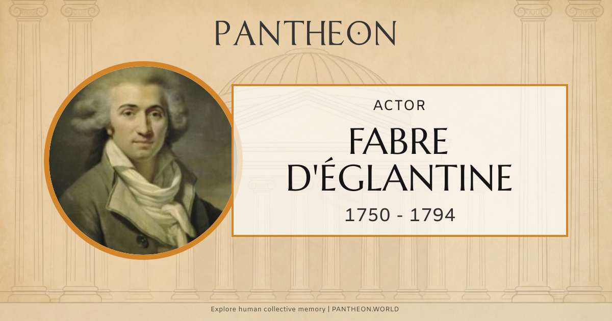 Fabre d'Églantine Biography | Pantheon