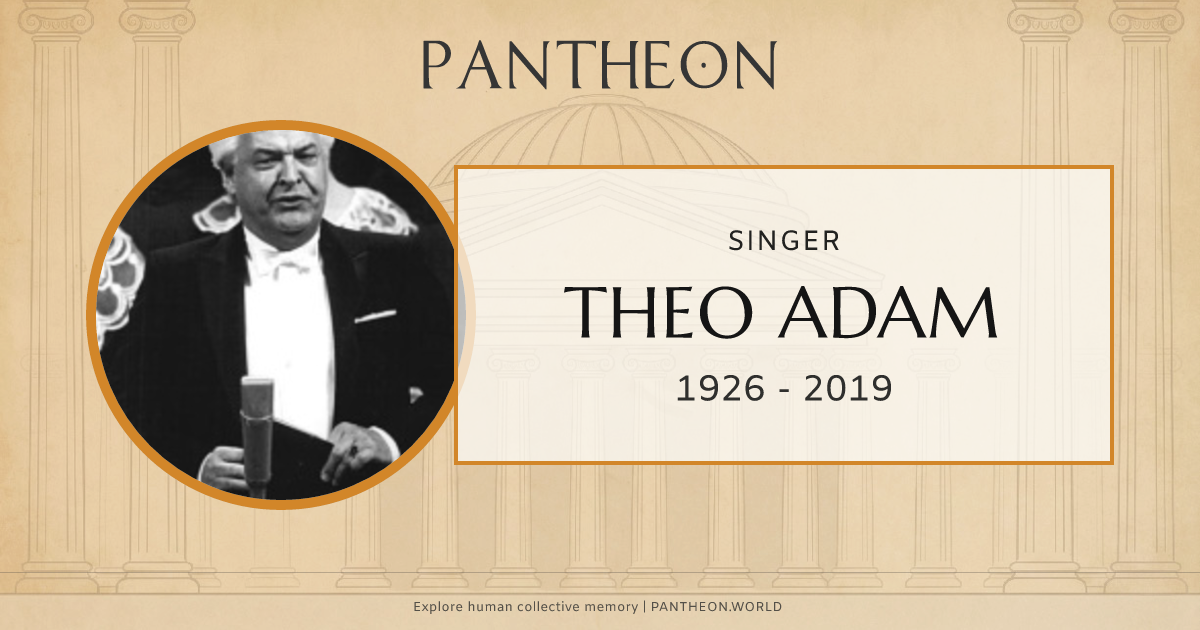 Theo Adam Biography | Pantheon