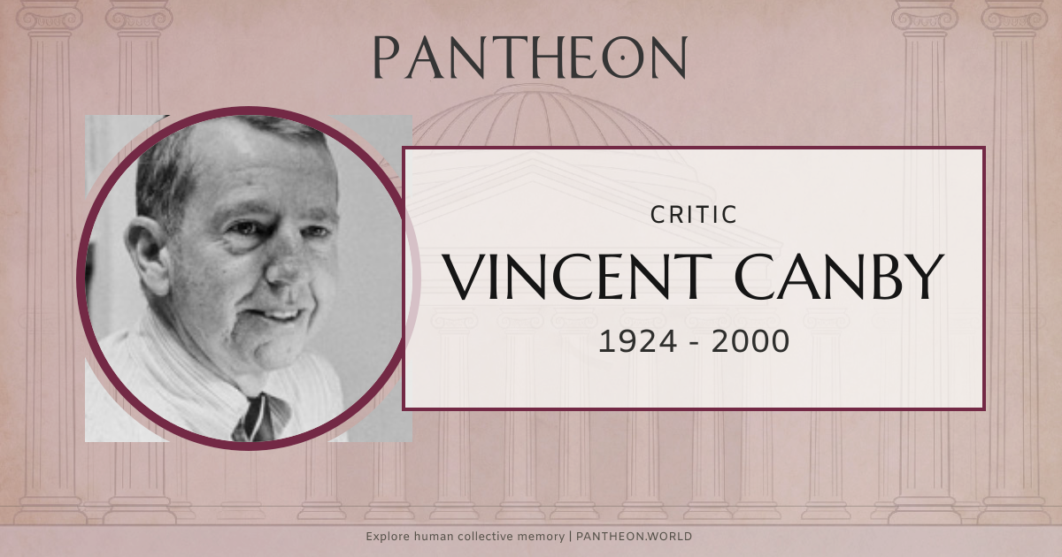 Vincent Canby Biography | Pantheon