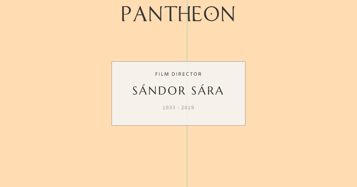 Sándor Sára Biography | Pantheon