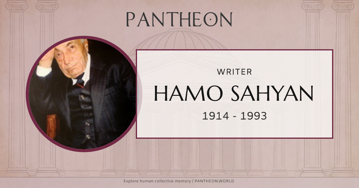 Hamo Sahyan Biography | Pantheon