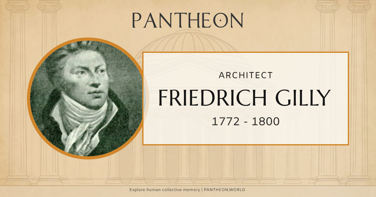 Friedrich Gilly Biography | Pantheon