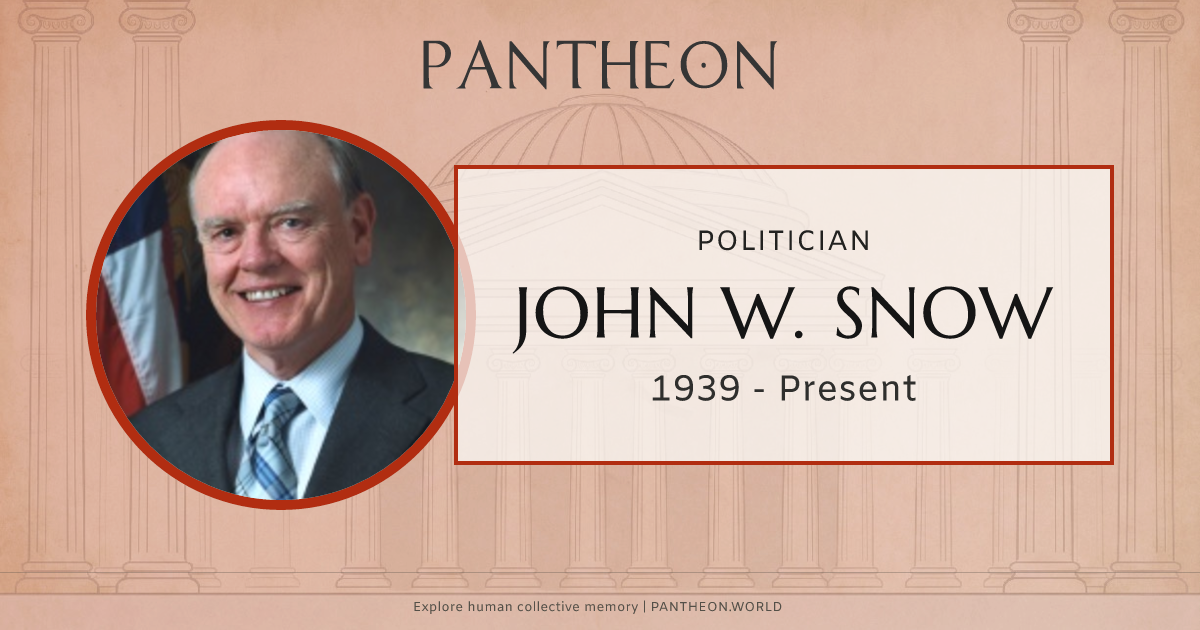 John W. Snow Biography | Pantheon