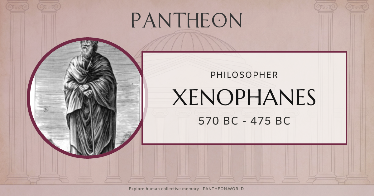 Xenophanes Biography | Pantheon