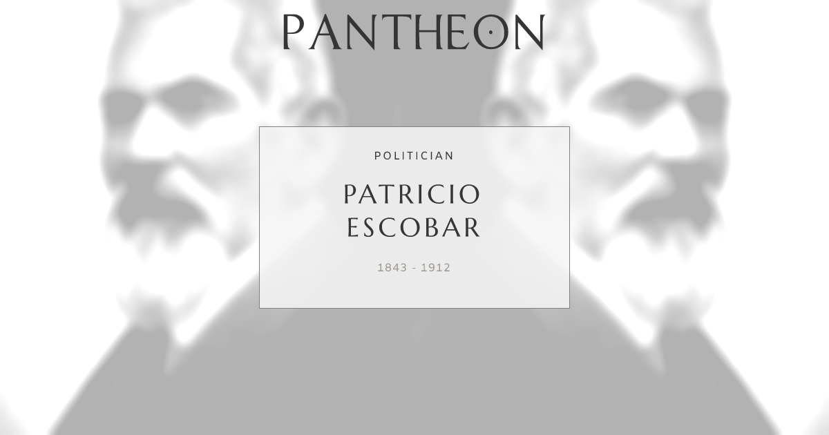 Patricio Escobar Biography | Pantheon