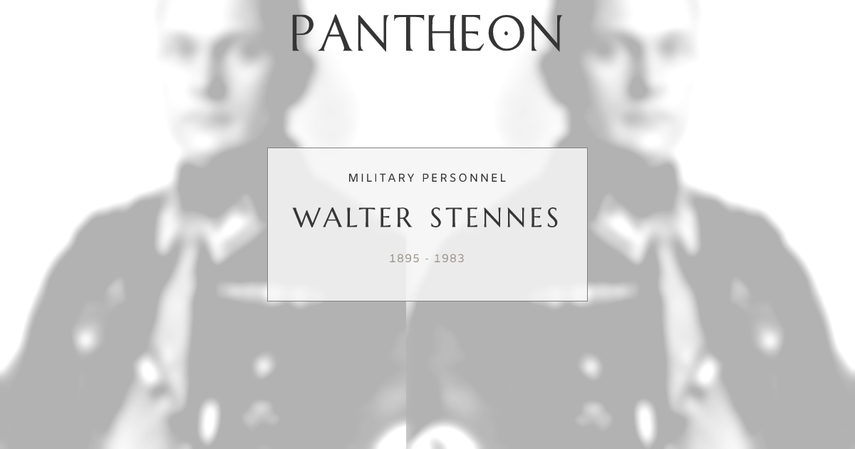 Walter Stennes Biography | Pantheon