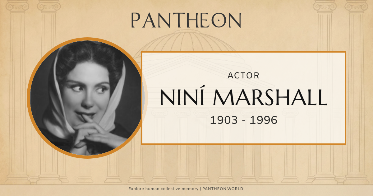 Niní Marshall Biography | Pantheon