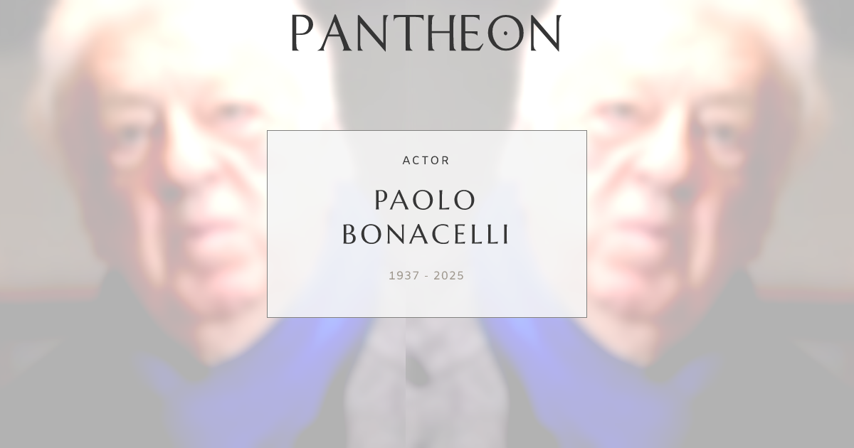 Paolo Bonacelli Biography | Pantheon
