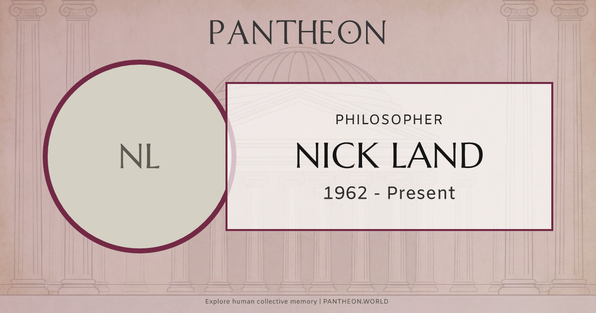 Nick Land Biography | Pantheon