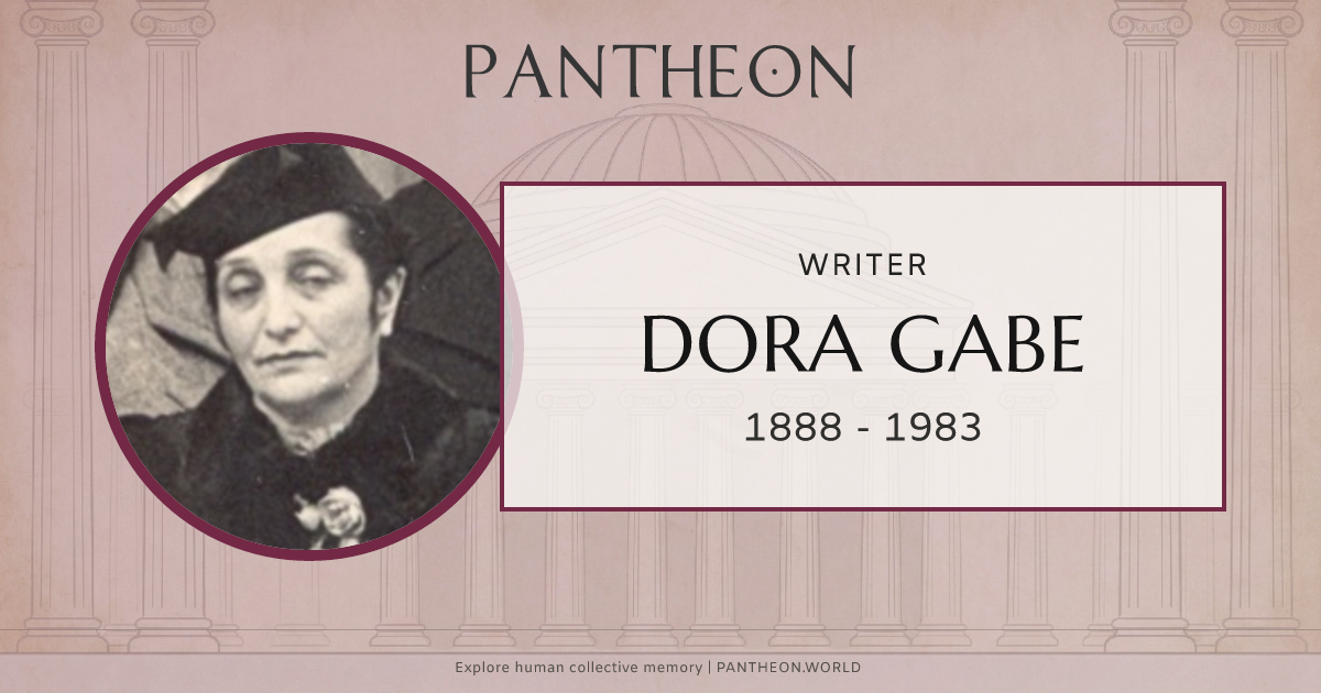 Dora Gabe Biography | Pantheon