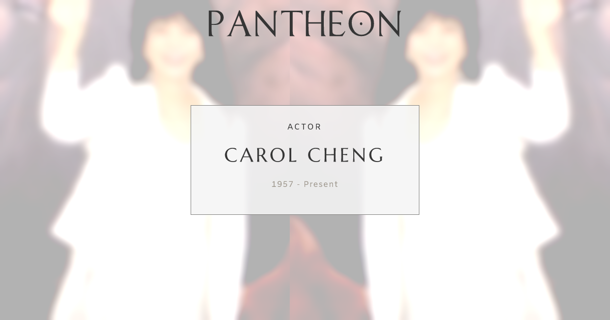 Carol Cheng Biography | Pantheon
