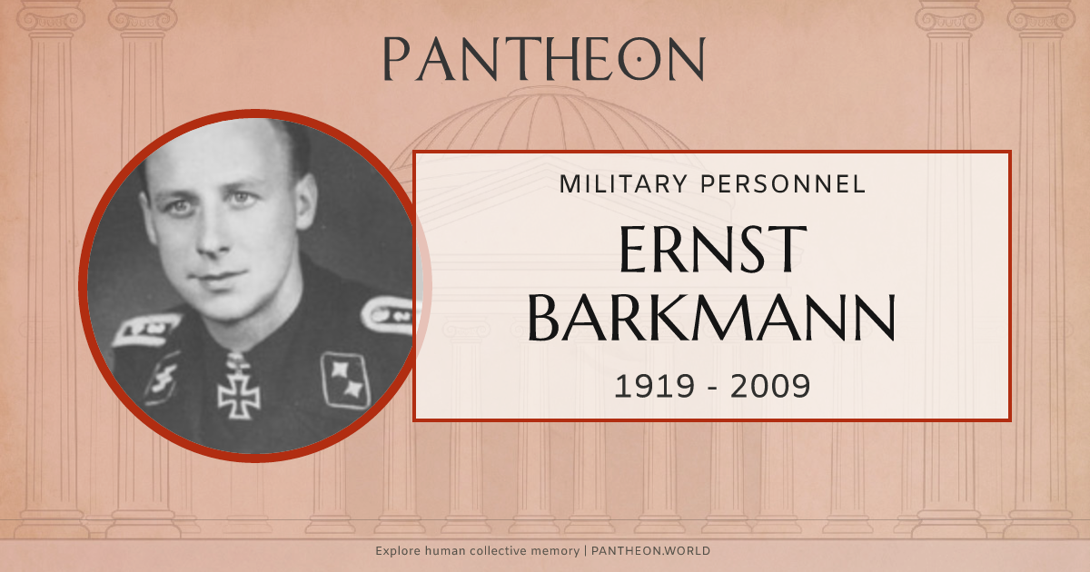 Ernst Barkmann Biography | Pantheon