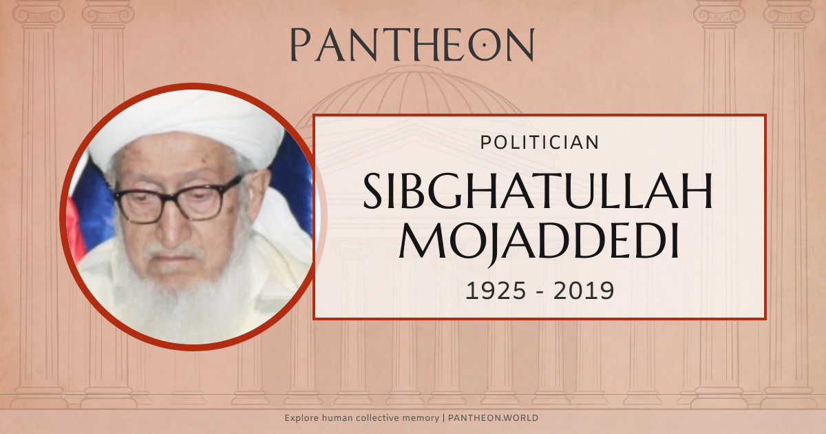 Sibghatullah Mojaddedi Biography | Pantheon