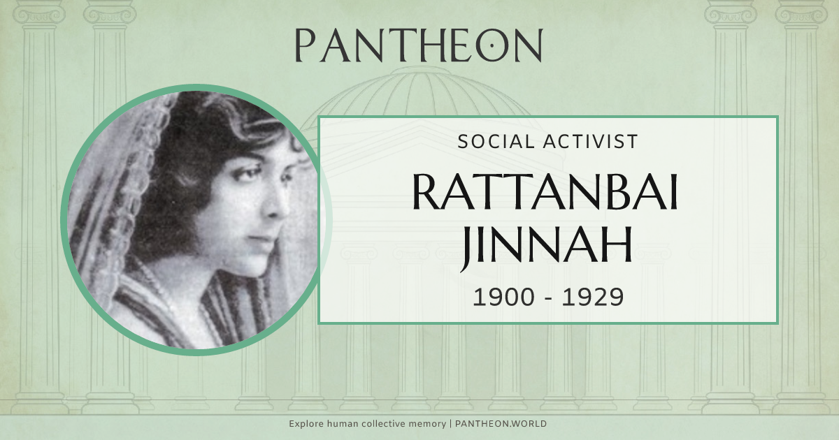 Rattanbai Jinnah Biography | Pantheon