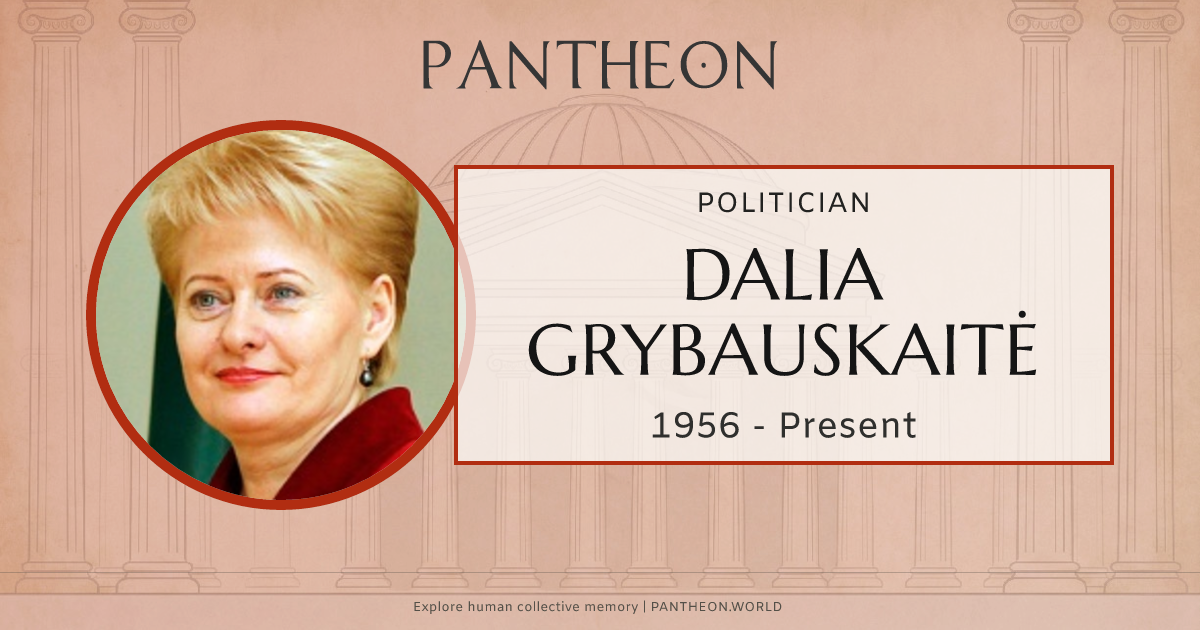 Dalia Grybauskaitė Biography | Pantheon