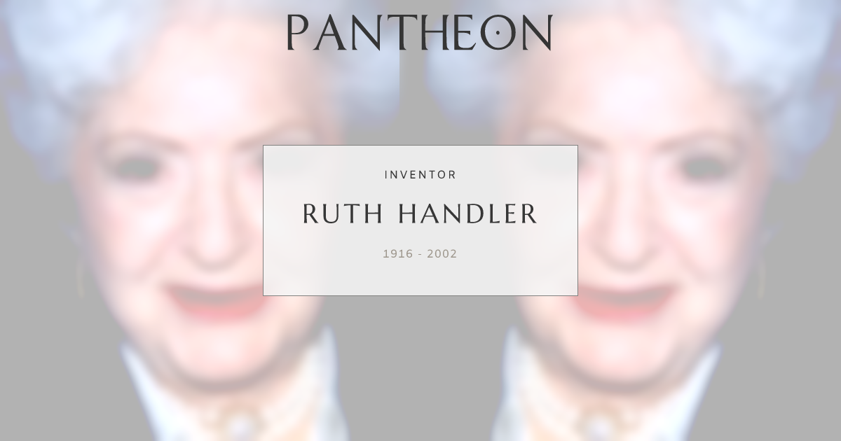 Ruth Handler Biography | Pantheon