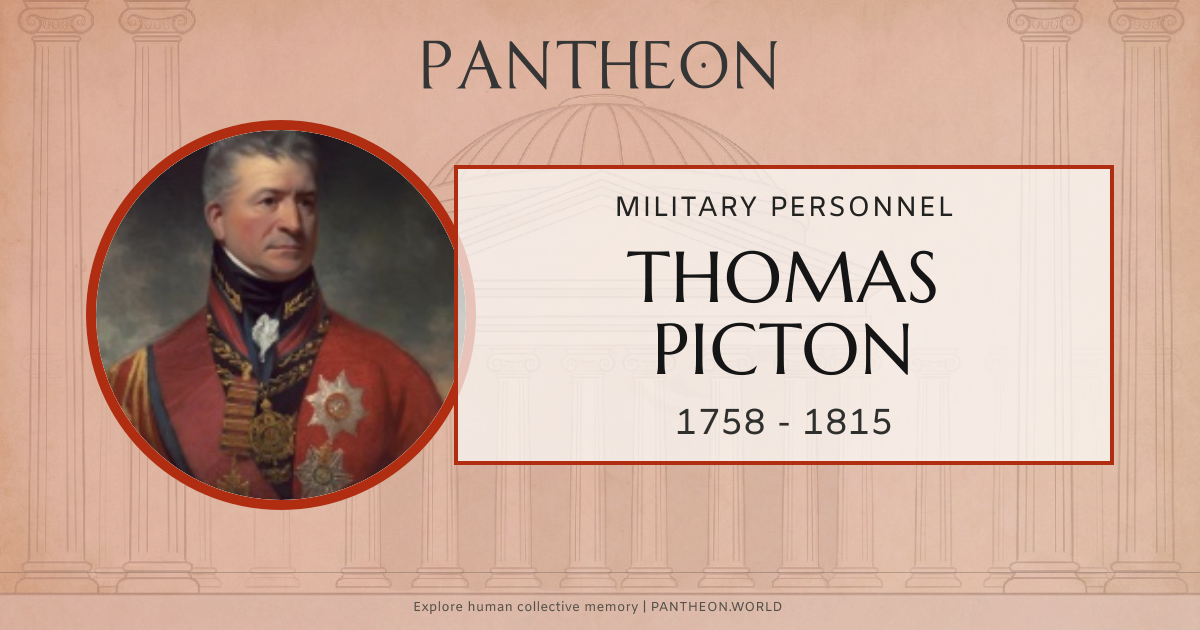 Thomas Picton Biography | Pantheon