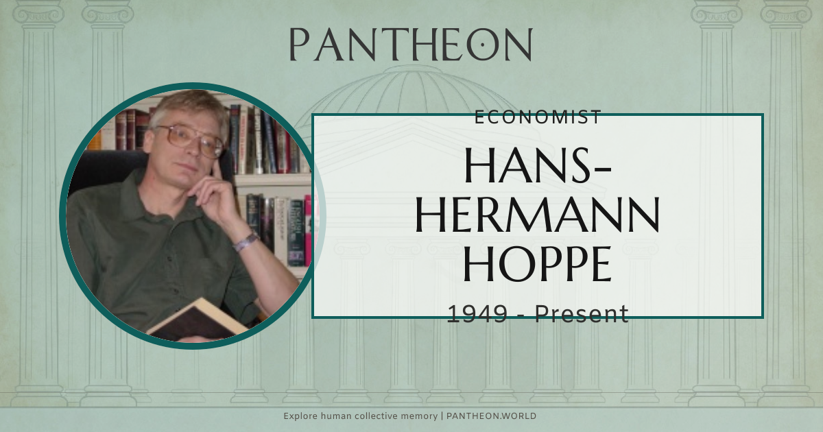 Hans-Hermann Hoppe Biography | Pantheon