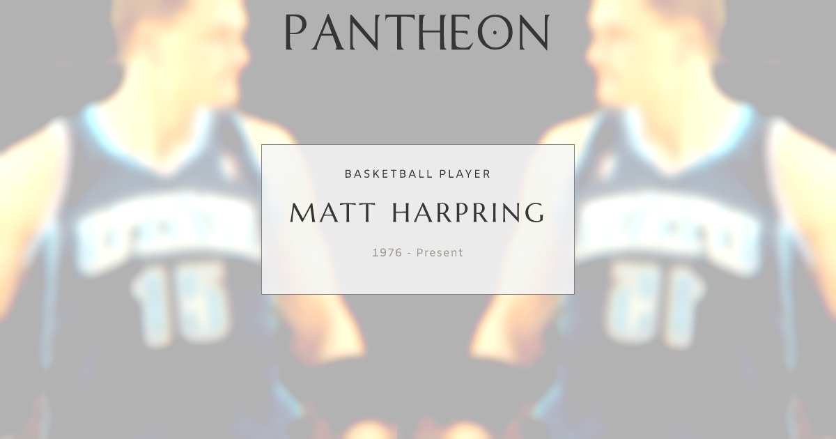 Matt Harpring Biography | Pantheon