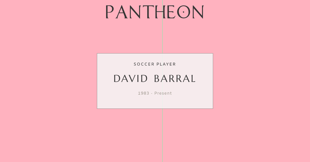 David Barral Biography | Pantheon