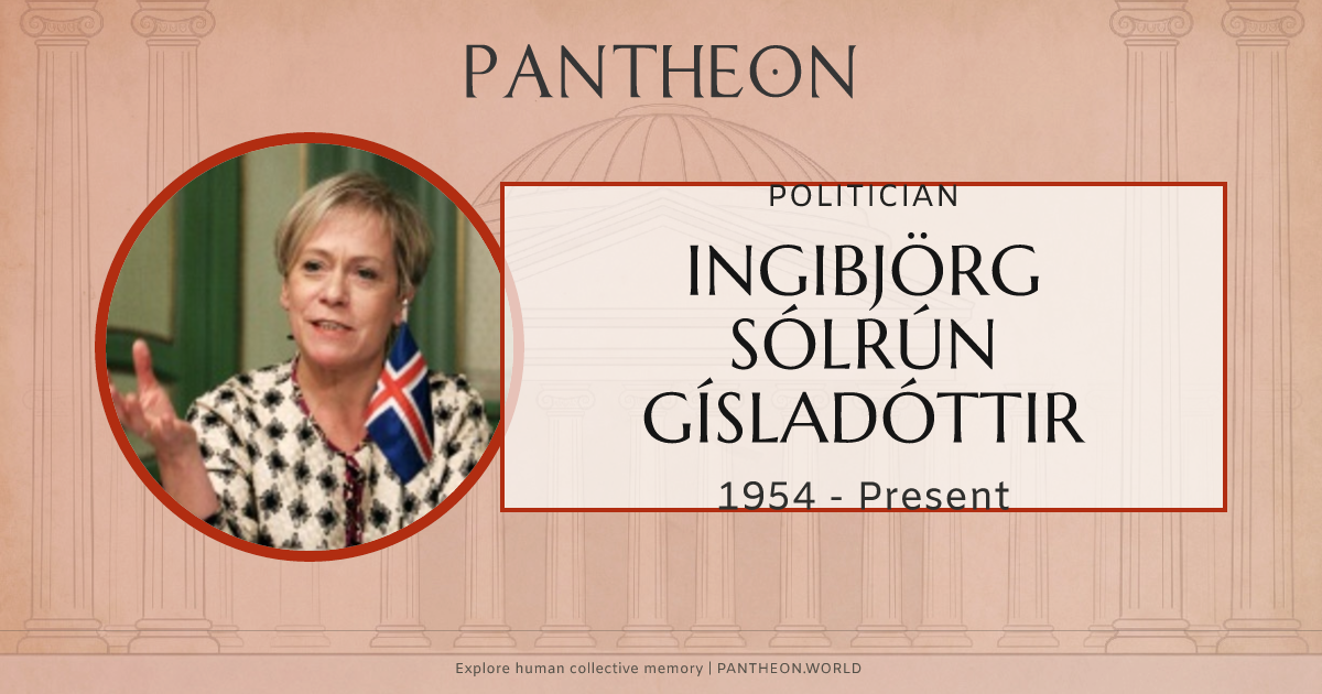 Ingibjörg Sólrún Gísladóttir Biography | Pantheon
