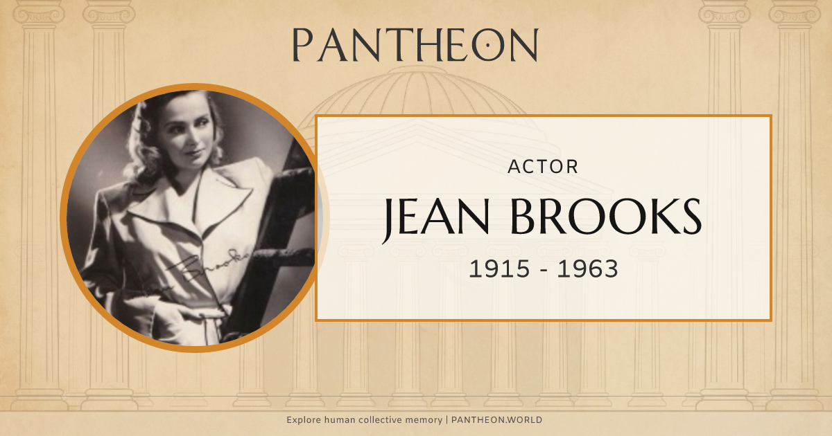 Jean Brooks Biography | Pantheon