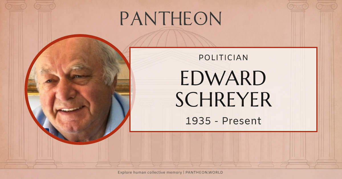 Edward Schreyer Biography | Pantheon