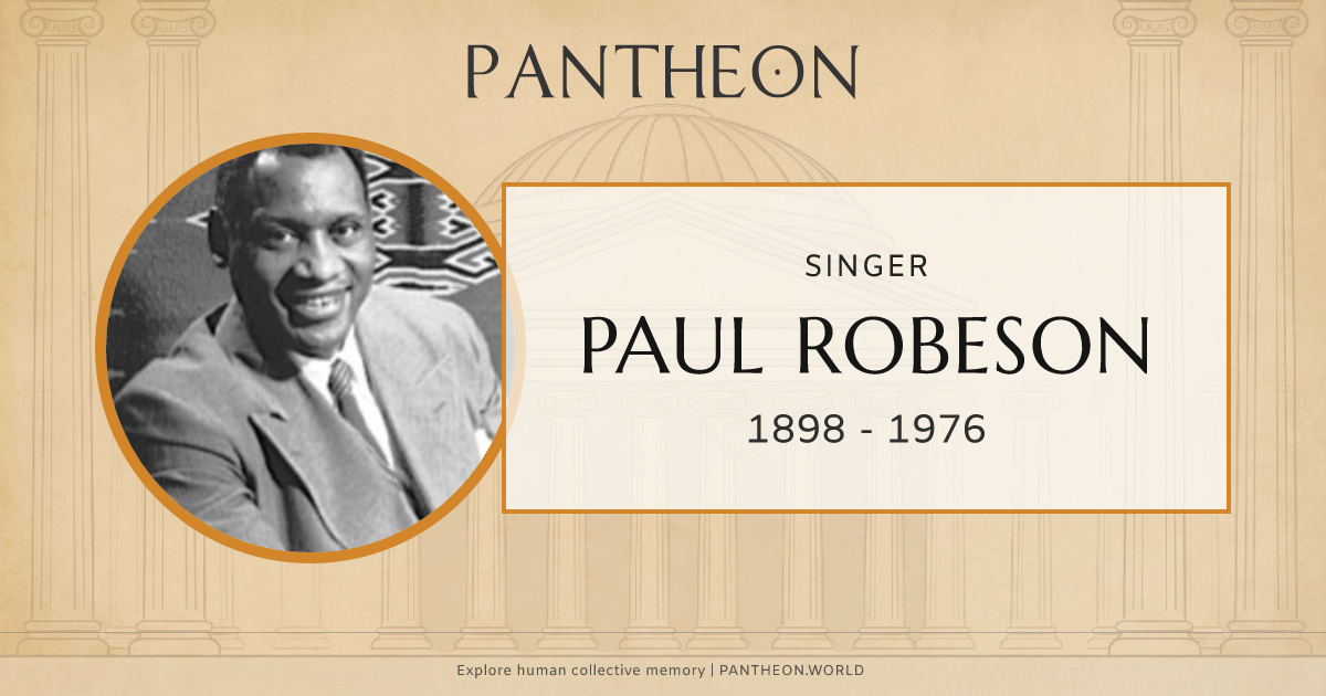 Paul Robeson Biography | Pantheon