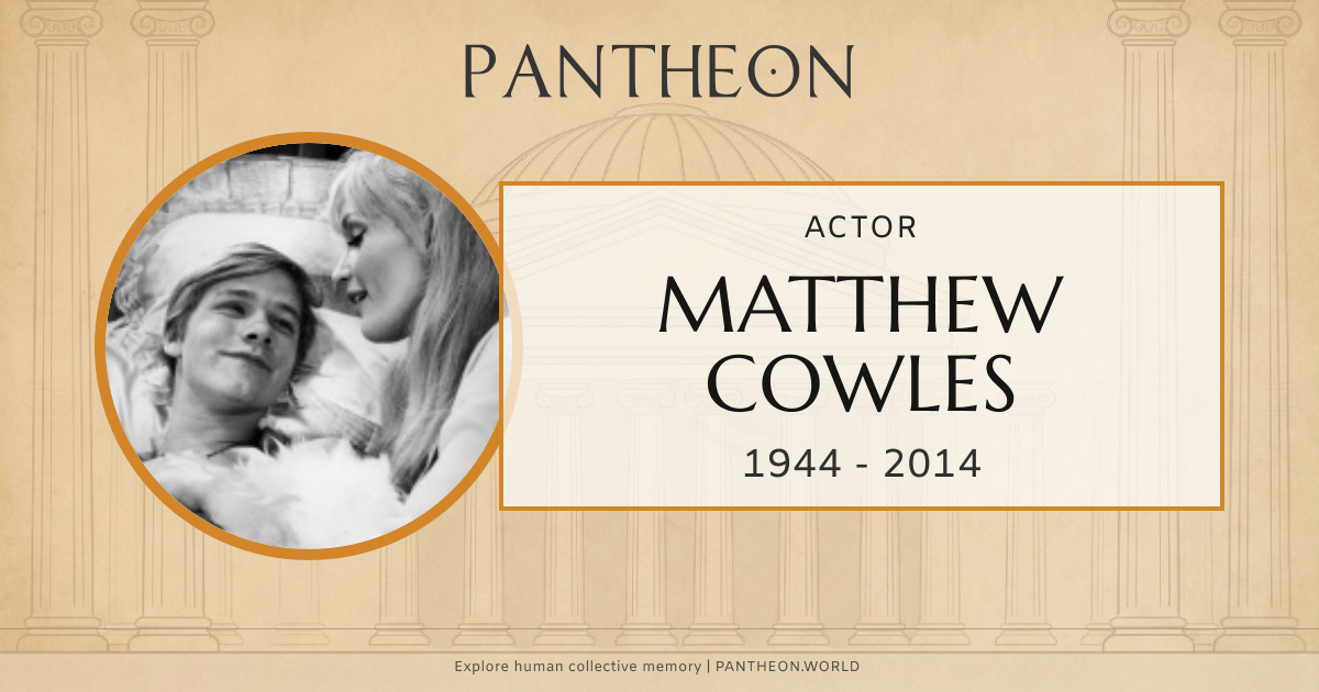 Matthew Cowles Biography | Pantheon