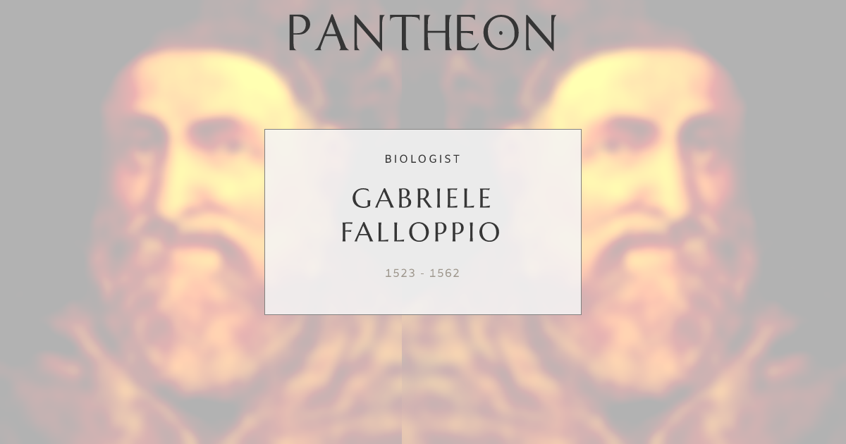 Gabriele Falloppio Biography | Pantheon