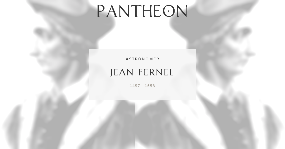 Jean Fernel Biography | Pantheon