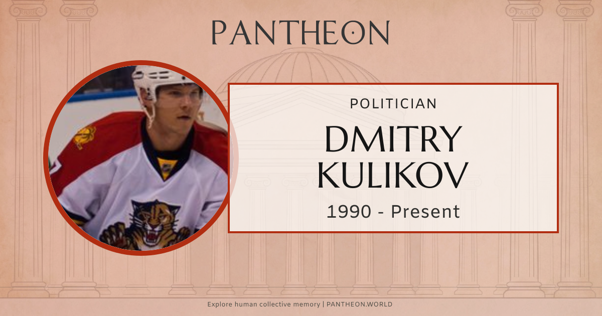 Dmitry Kulikov Biography | Pantheon