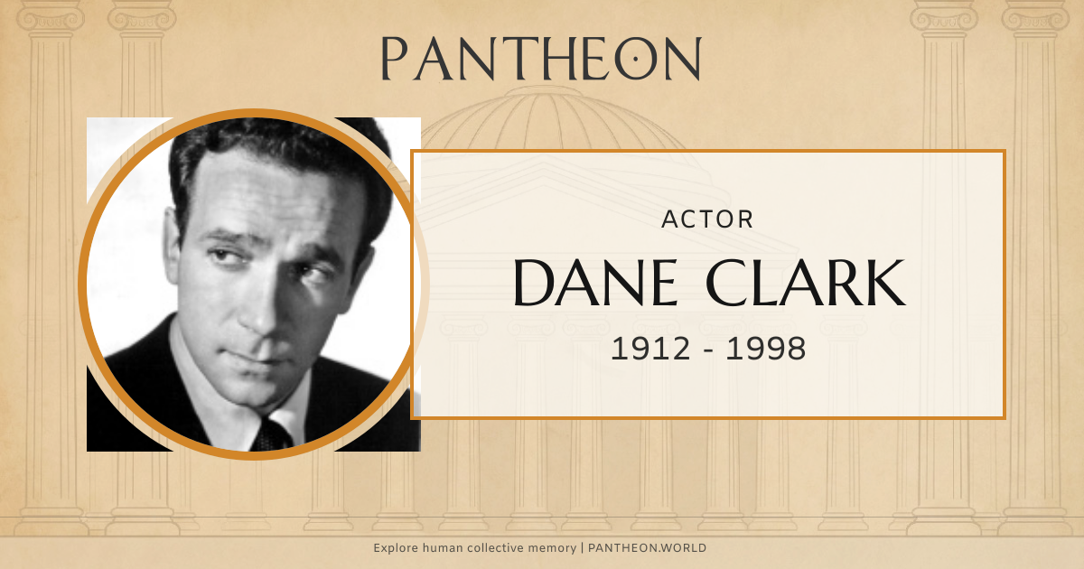 Dane Clark Biography | Pantheon