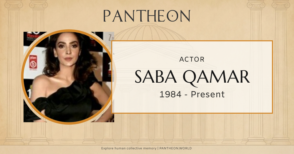 Saba Qamar Biography | Pantheon