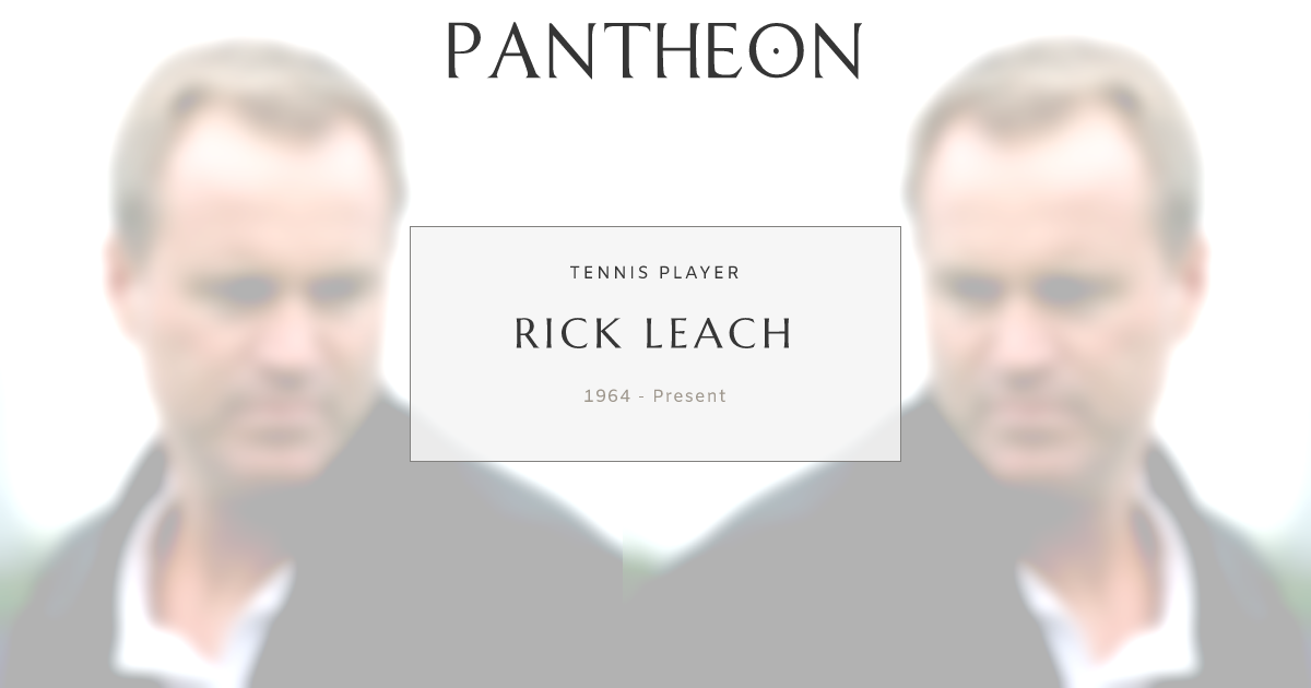 Rick Leach Biography | Pantheon