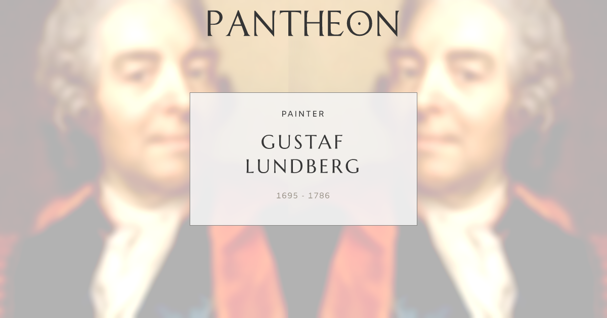 Gustaf Lundberg Biography | Pantheon