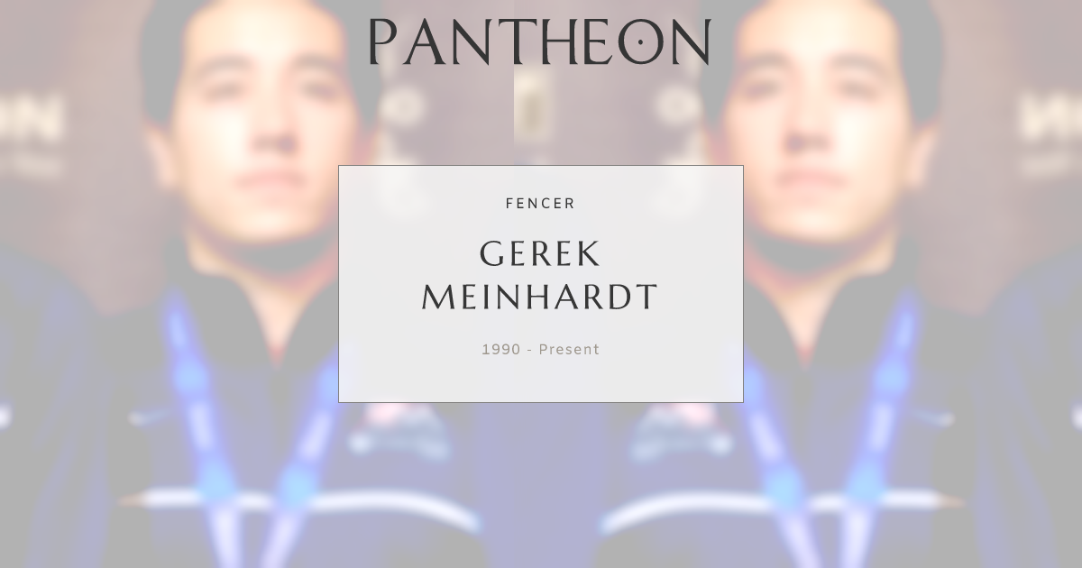 Gerek Meinhardt Biography | Pantheon