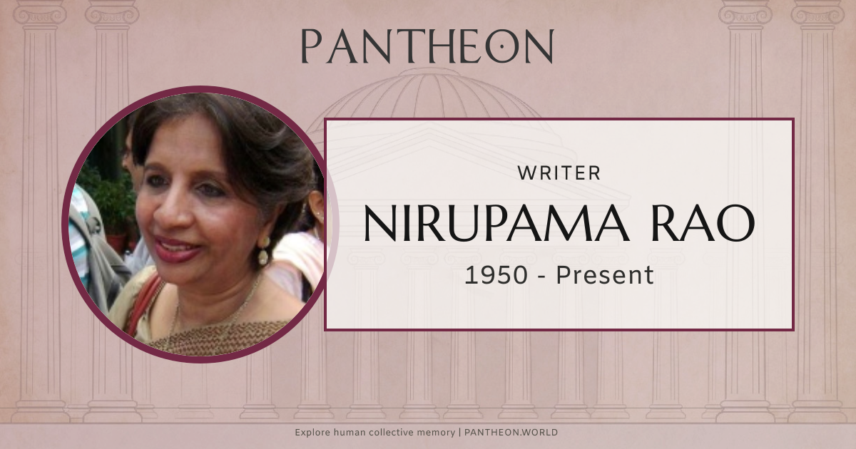 Nirupama Rao Biography | Pantheon