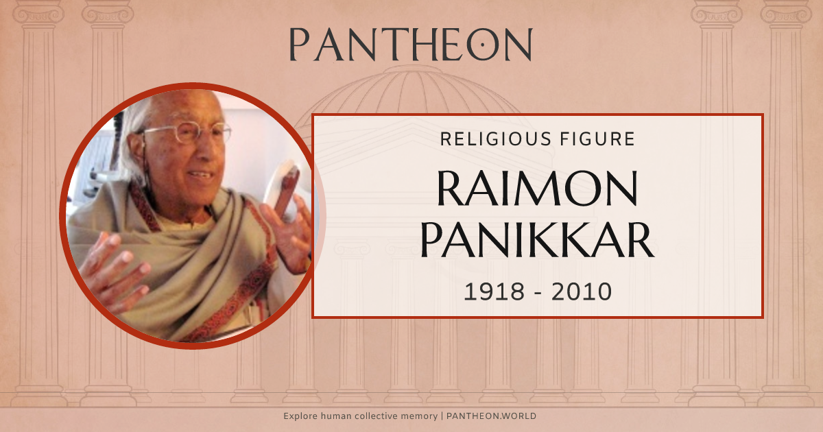 Raimon Panikkar Biography | Pantheon