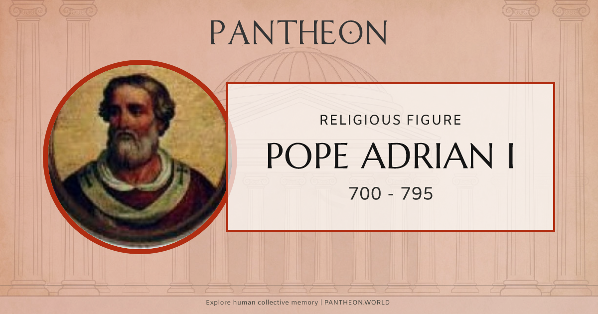 Pope Adrian I Biography | Pantheon