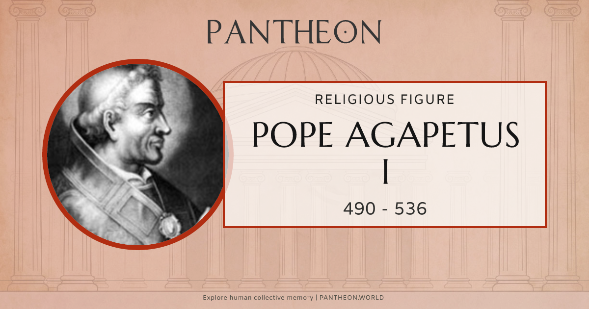 Pope Agapetus I Biography | Pantheon