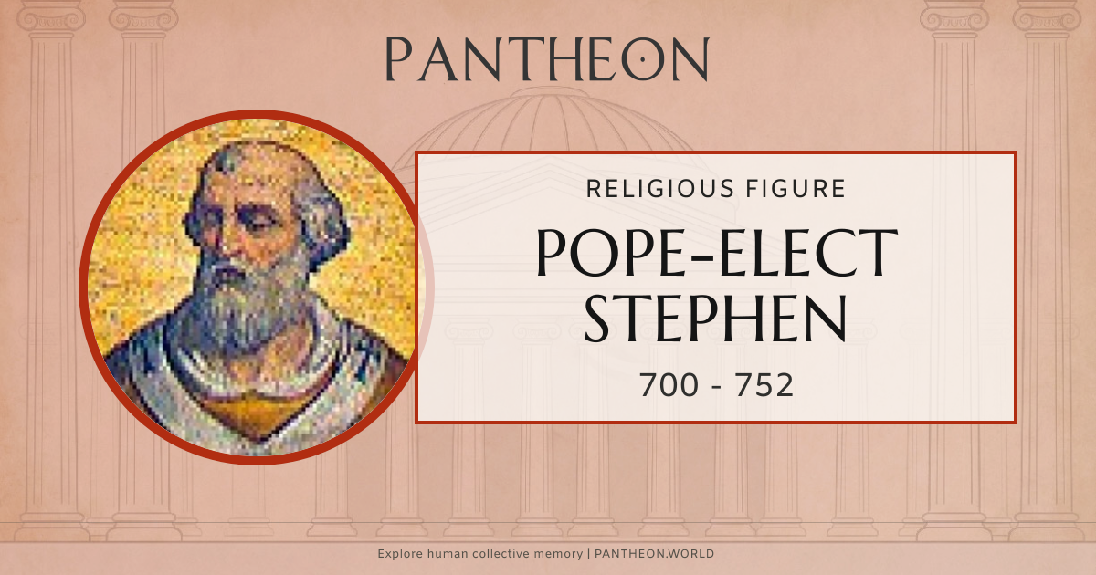 Pope-elect Stephen Biography | Pantheon