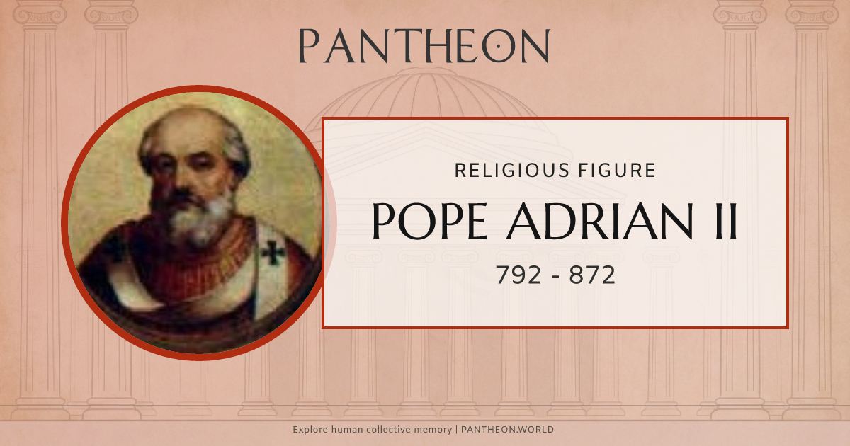 Pope Adrian II Biography | Pantheon