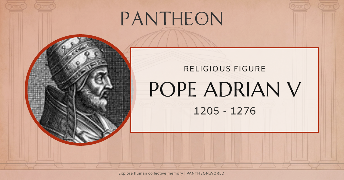 Pope Adrian V Biography | Pantheon