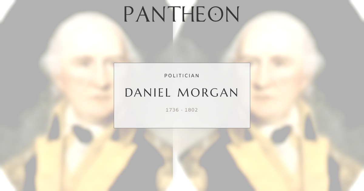 Daniel Morgan Biography | Pantheon