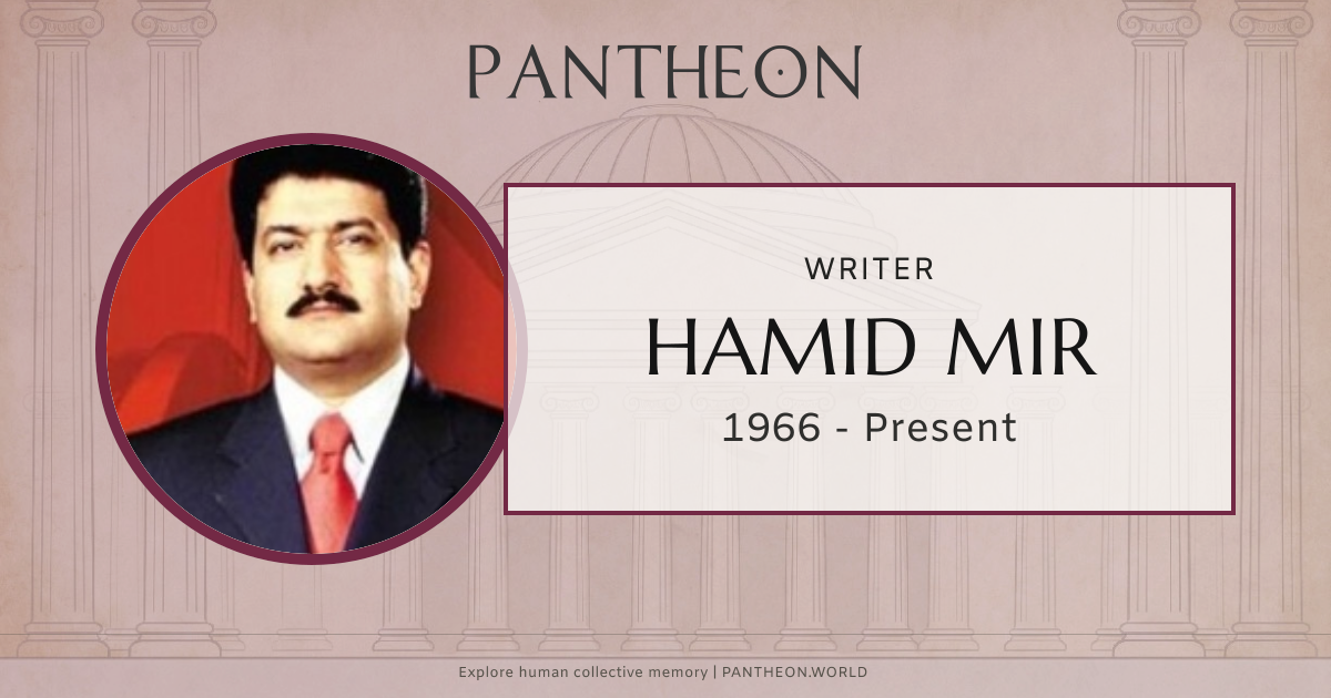 Hamid Mir Biography | Pantheon