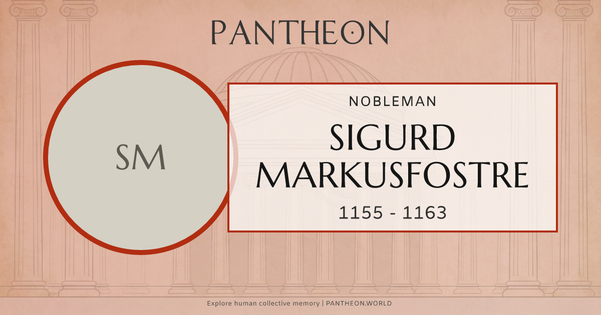Sigurd Markusfostre Biography | Pantheon