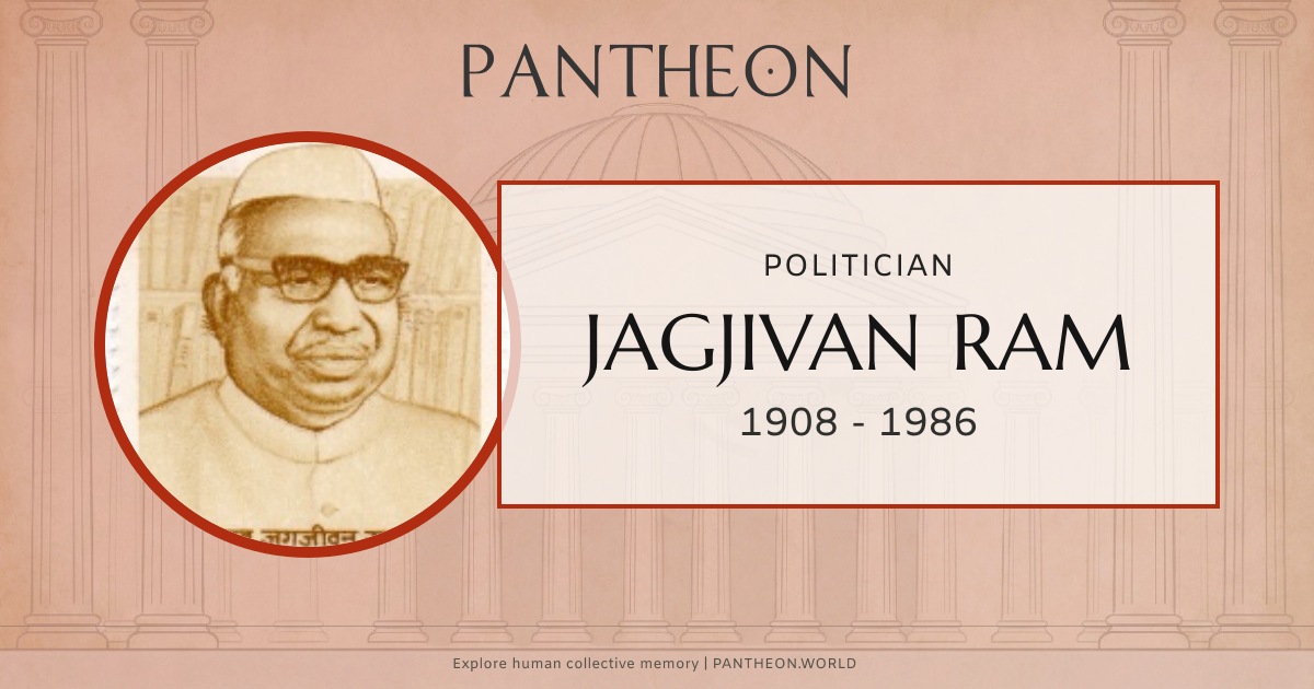 Jagjivan Ram Biography | Pantheon