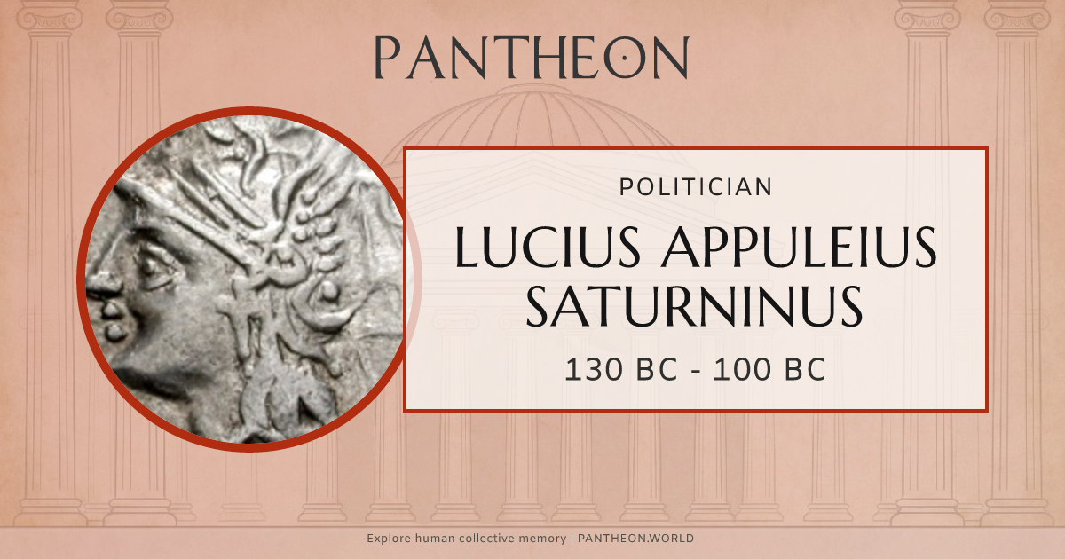 Lucius Appuleius Saturninus Biography | Pantheon